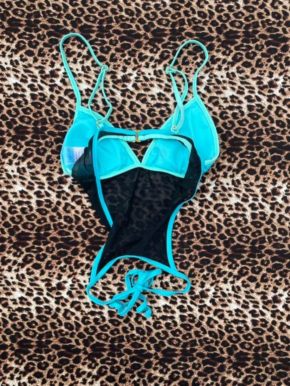 Swim | 0s Tankini Mesh Swim Top | Poshmark
